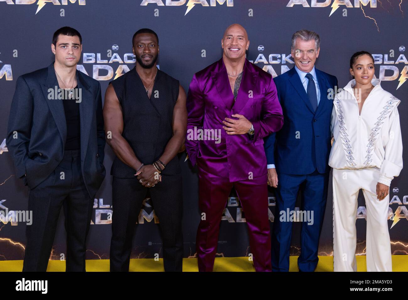 Noah Centineo, Aldis Hodge, Dwayne Johnson a.k.a. The Rock, Pierce ...