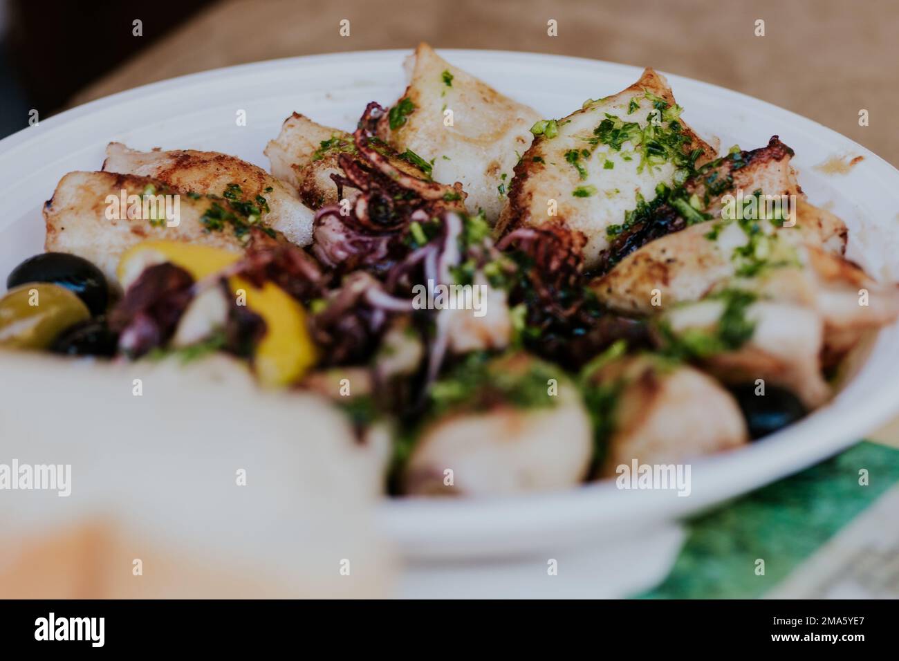 Delicious sea food Stock Photo - Alamy