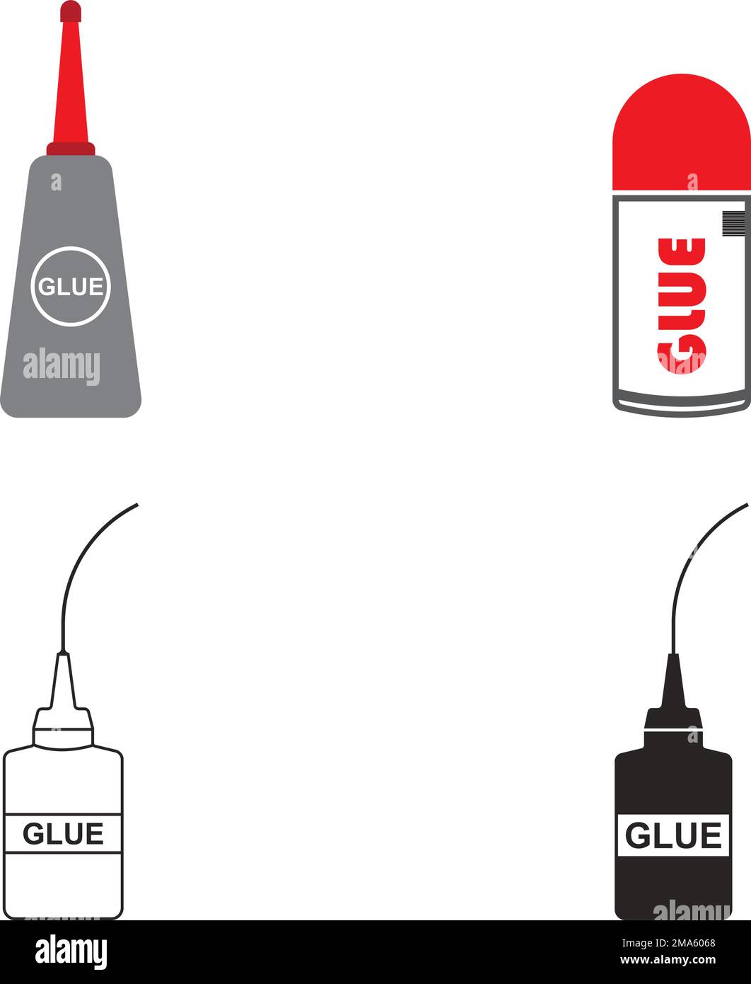 Glue vector vectors Stock Vector Images - Alamy
