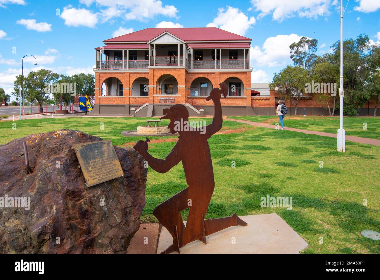 The 1910 constructed Great Cobar Mine Administration building was ...