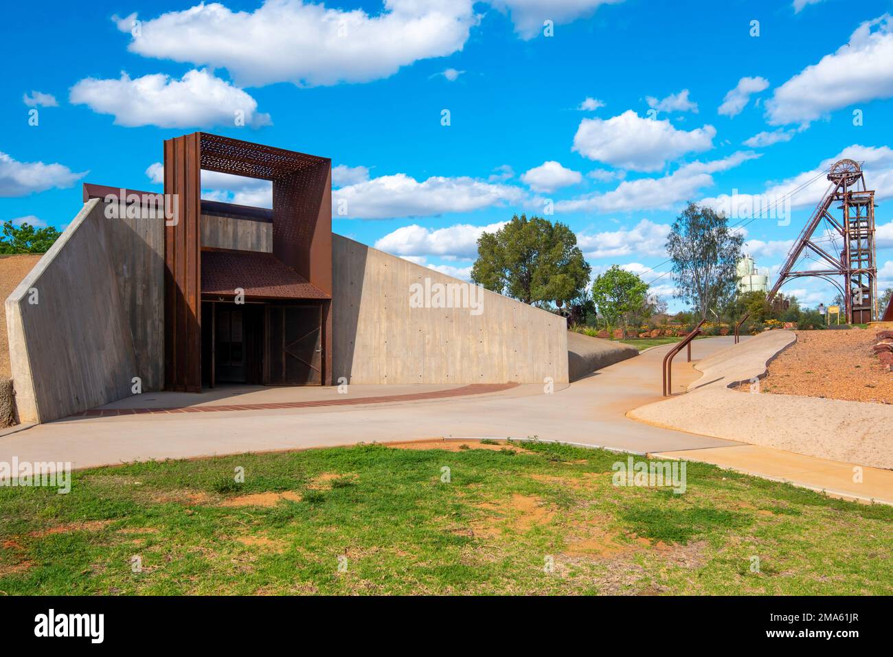 The Cobar Miners Heritage Park in northwest New South Wales, Australia ...