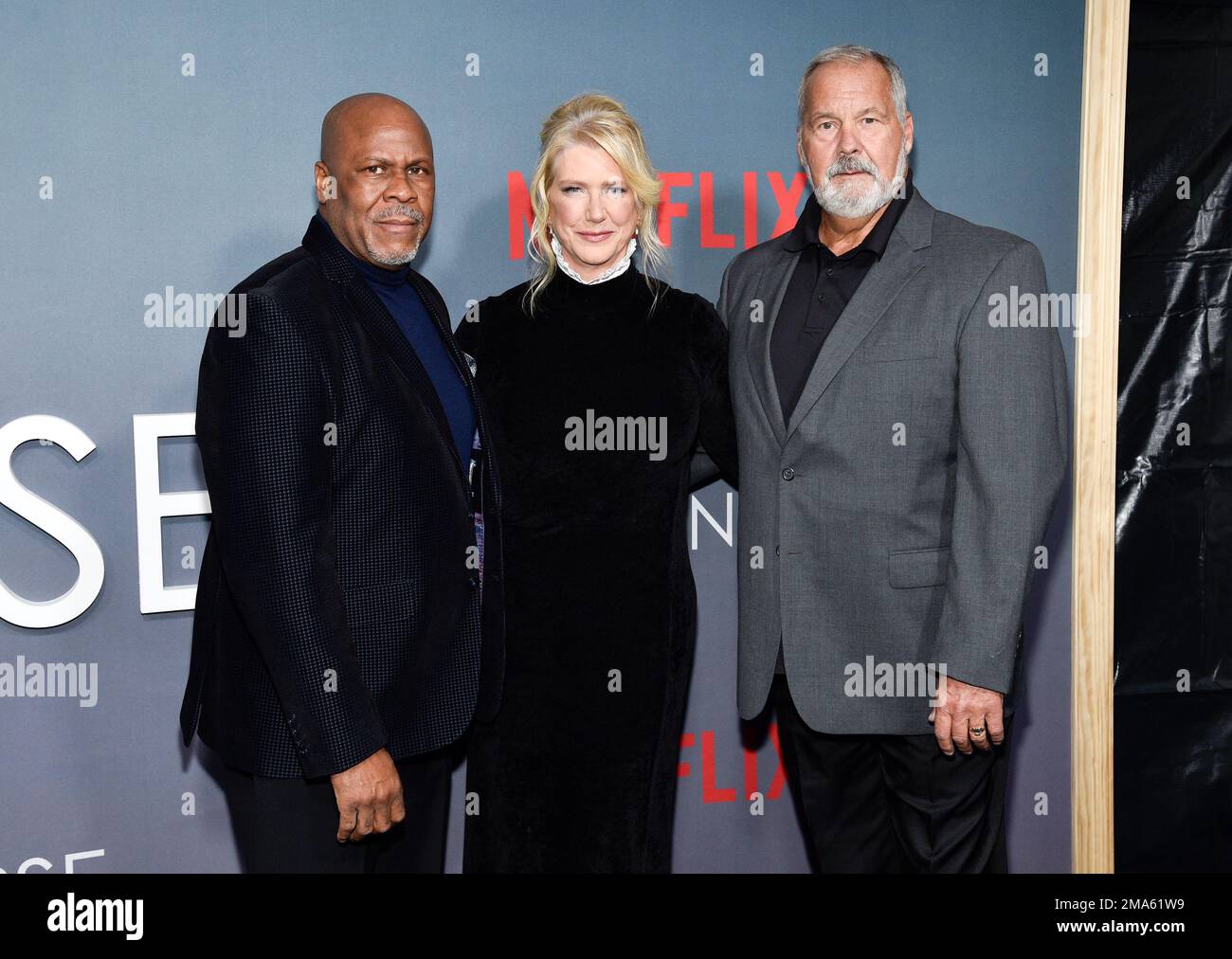 Real life subjects of the film Daniel Baldwin, left, Amy Loughren, and ...