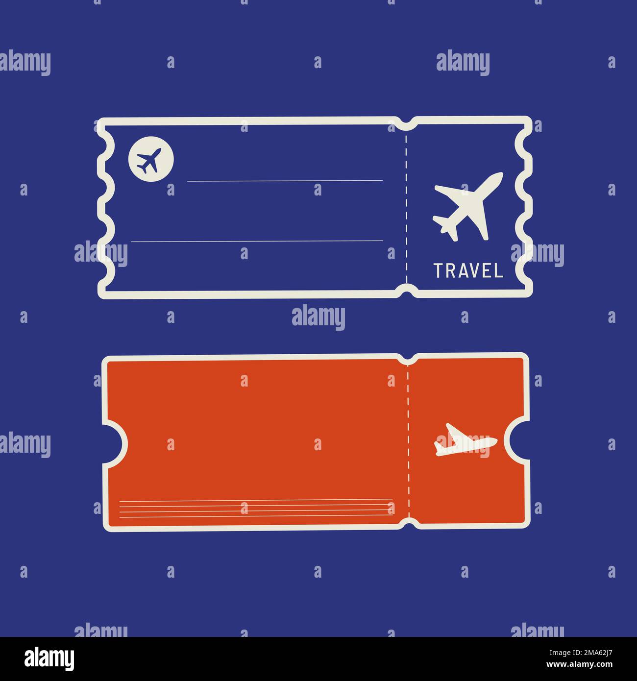 Airline luggage tag Stock Vector Images - Alamy