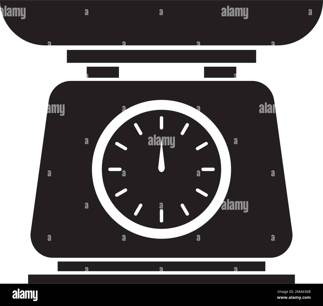 weighing vector icon illustration template design Stock Vector Image ...