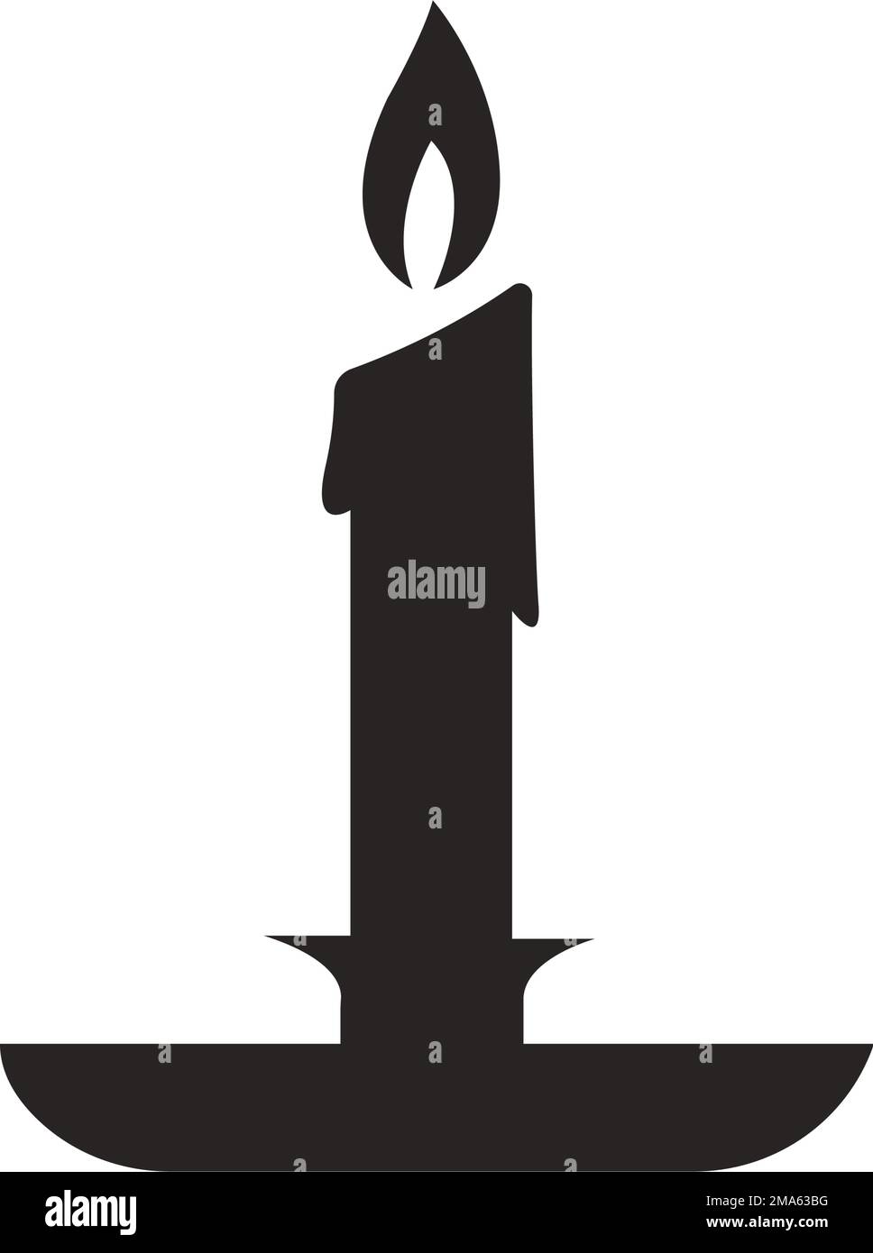 candle icon vector illustration template design Stock Vector Image ...