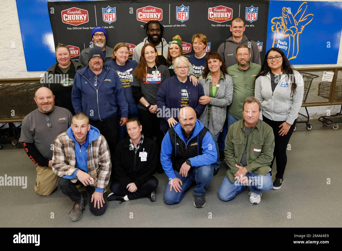 IMAGE DISTRIBUTED FOR CAMPBELL'S CHUNKY - Green Bay Packers linebacker ...