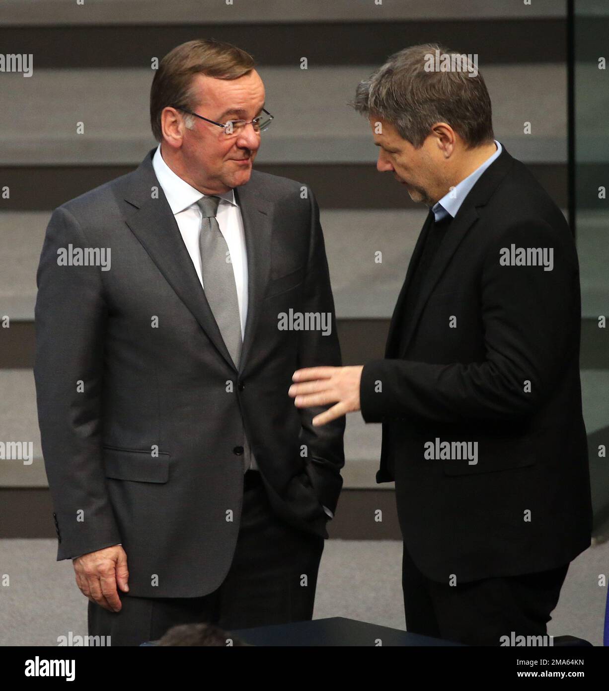 Berlin, Germany. 19th Jan, 2023. New Defense Minister Boris Pistorius ...