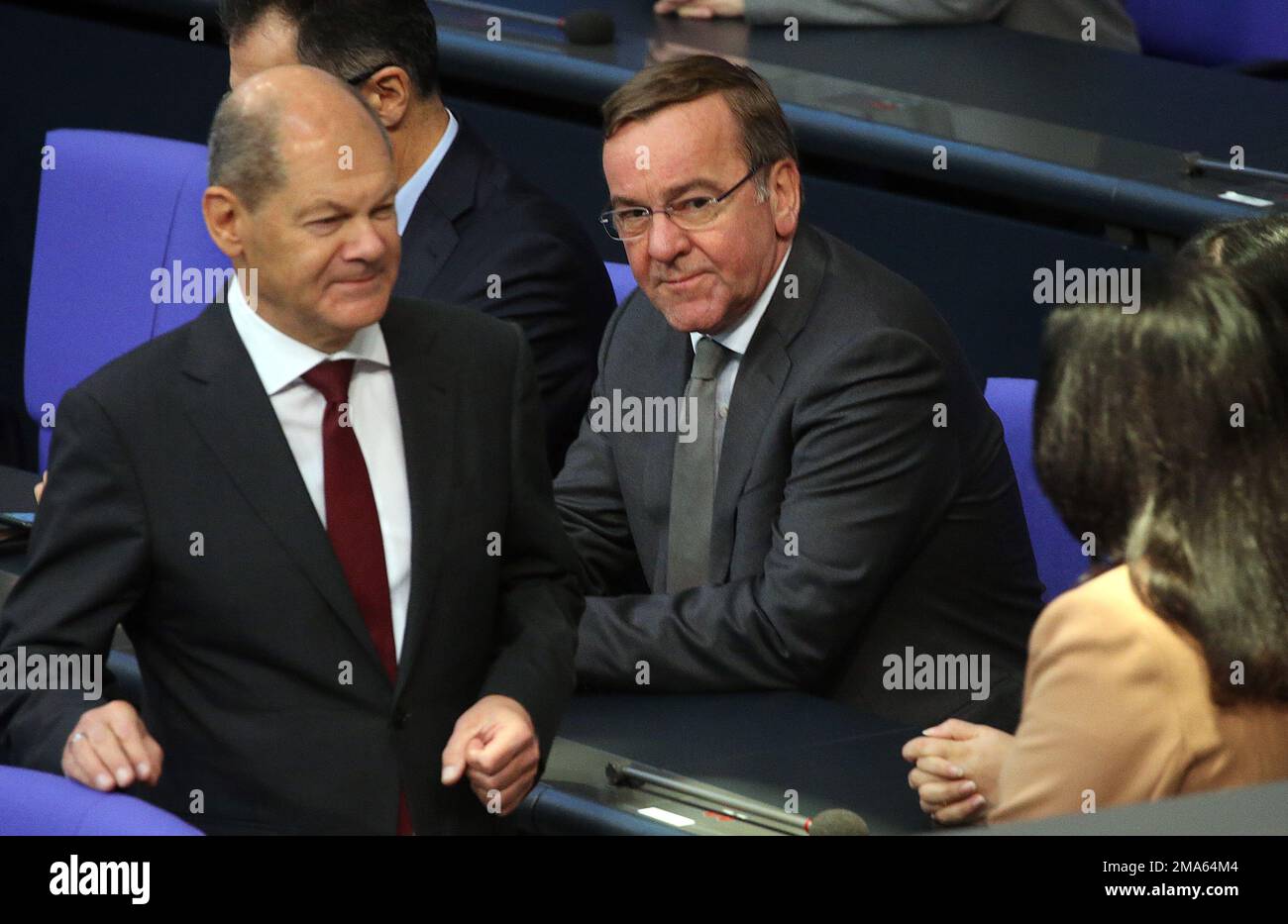 Berlin, Germany. 19th Jan, 2023. New Defense Minister Boris Pistorius ...