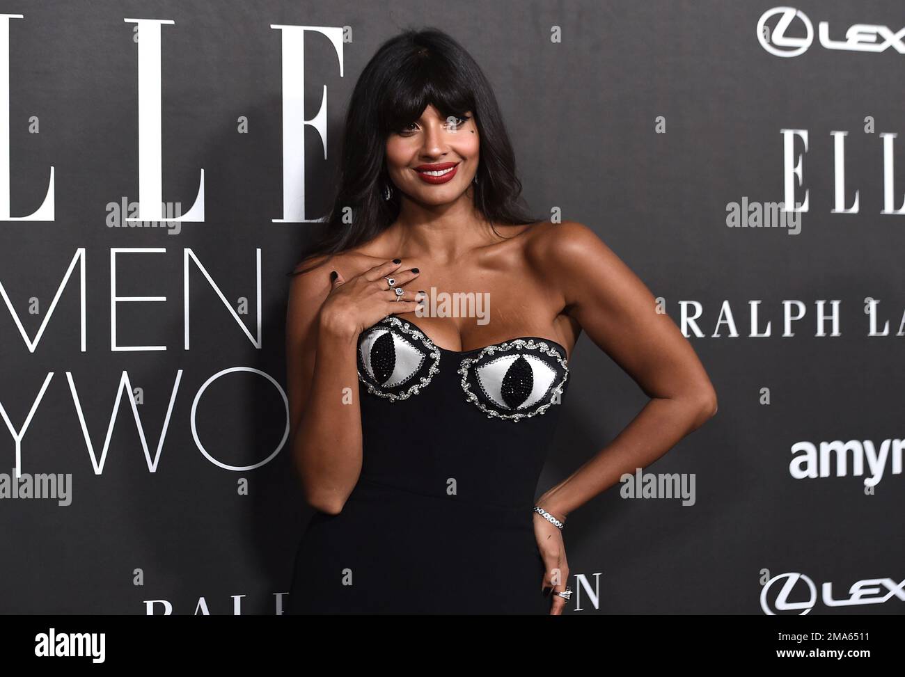 Jameela Jamil arrives at the 29th annual ELLE Women in Hollywood Celebration on Monday, Oct. 17 ...