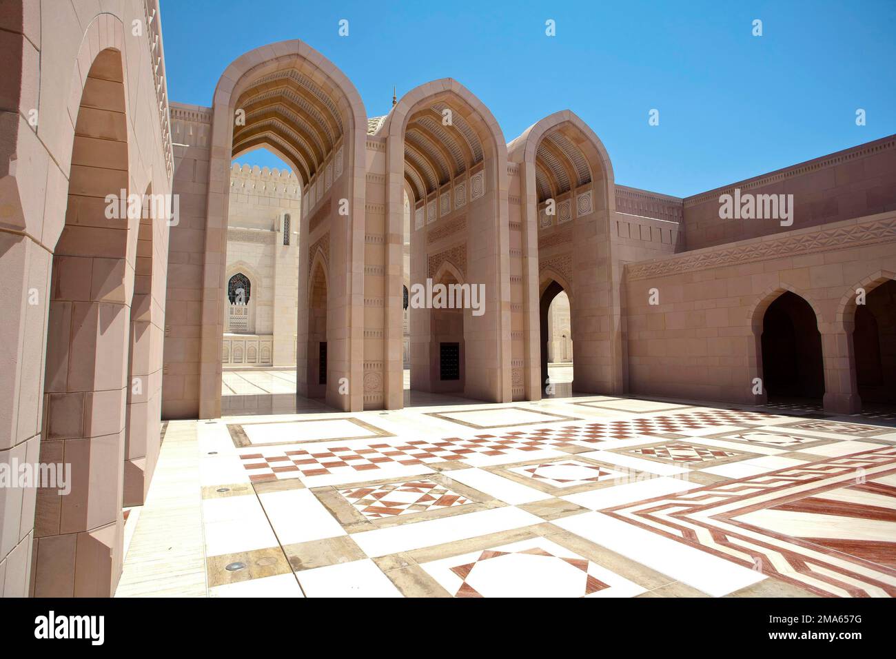 Great Mosque in Muscat, Oman Stock Photo - Alamy