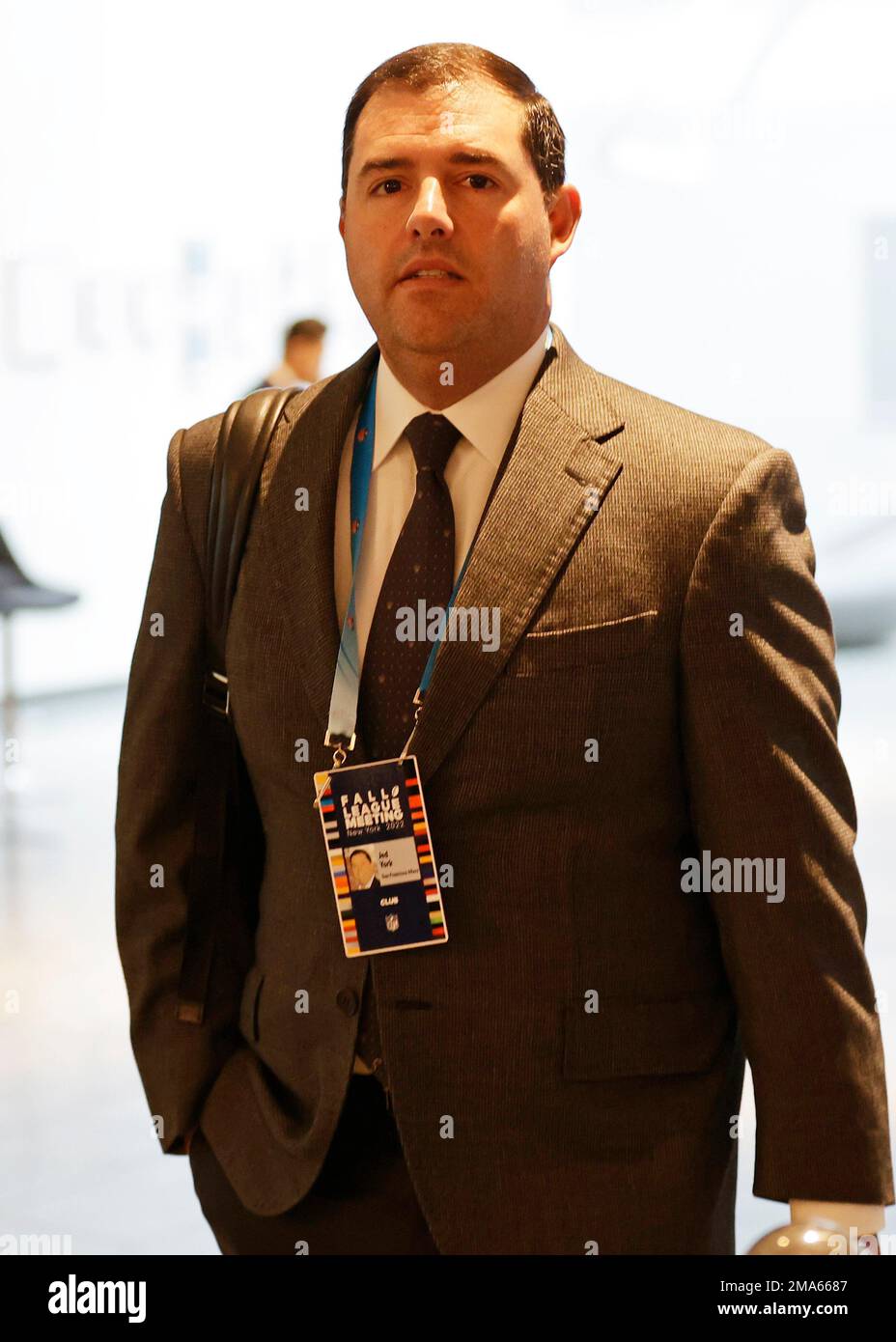 San Francisco 49ers owners Jed York arrives during NFL football owners ...