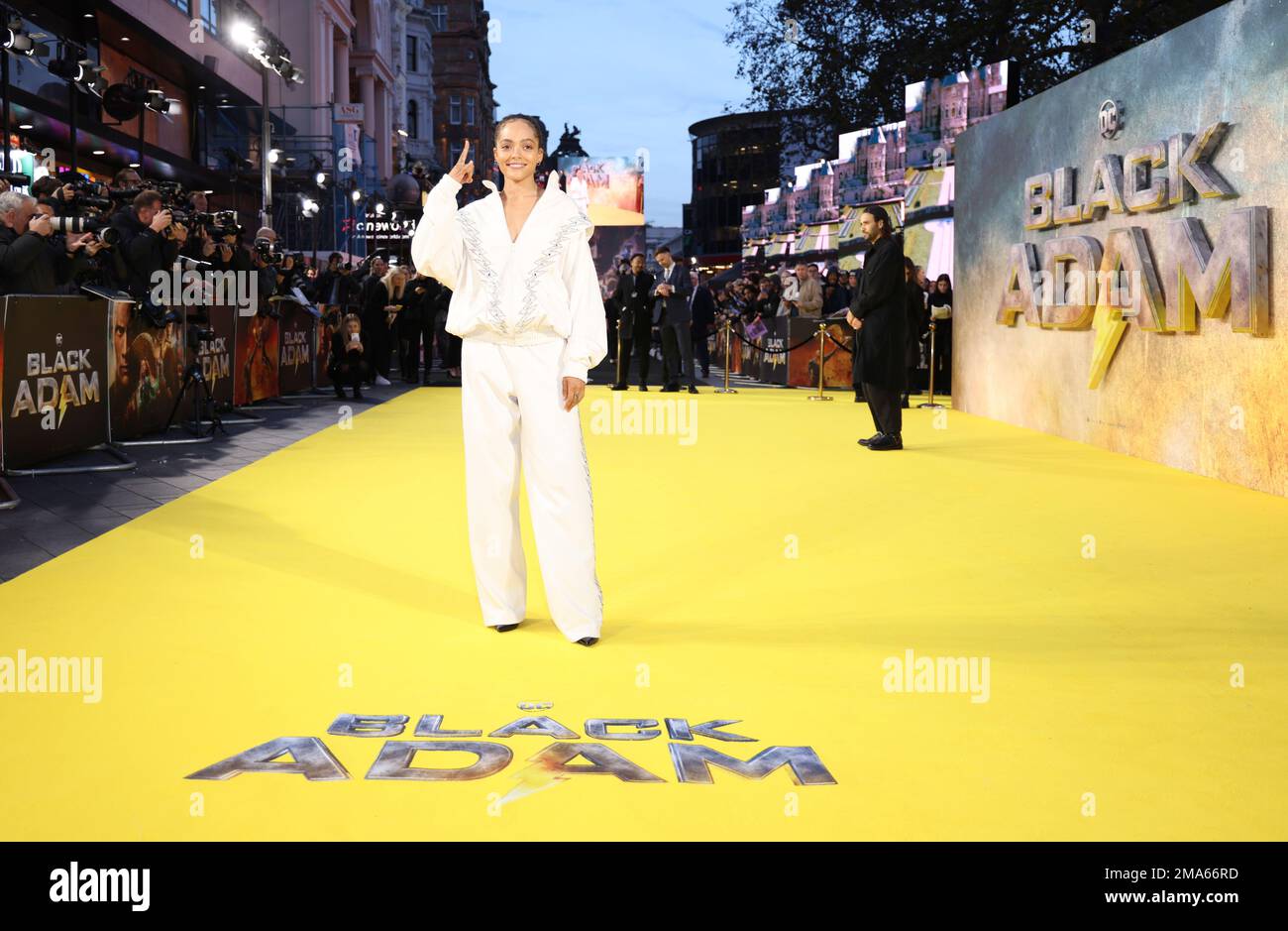 Quintessa Swindell poses for photographers upon arrival for the ...