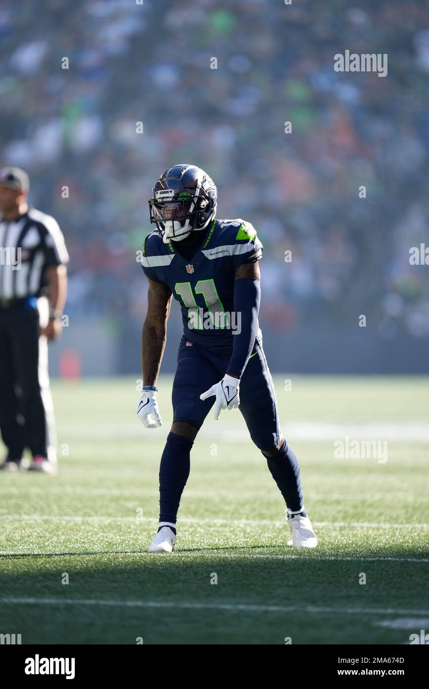 Seattle Seahawks wide receiver Marquise Goodwin (11) during an NFL ...