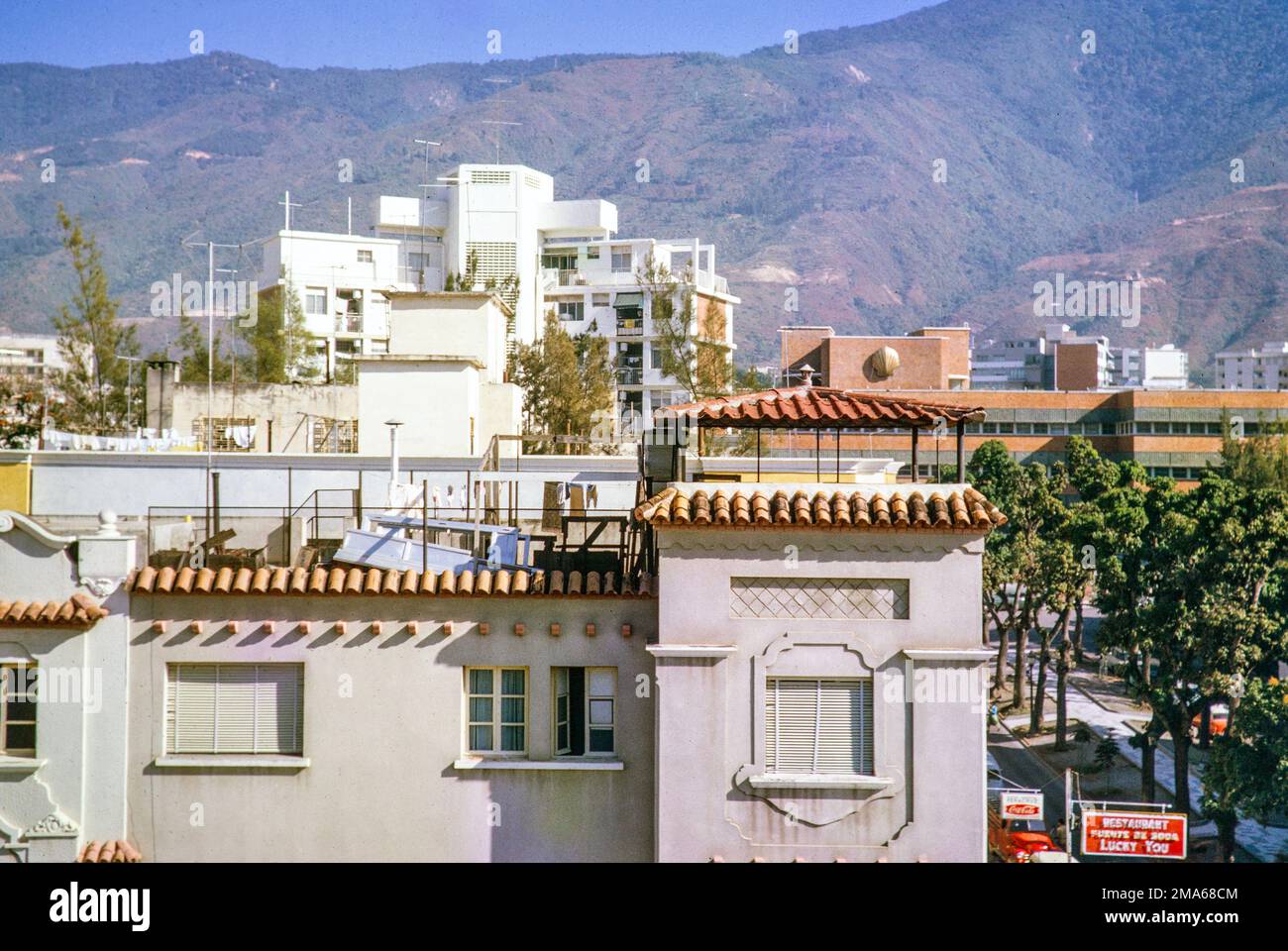 View of city from Potomac Hotel, San Bernardino, Caracas, Venezuela ...