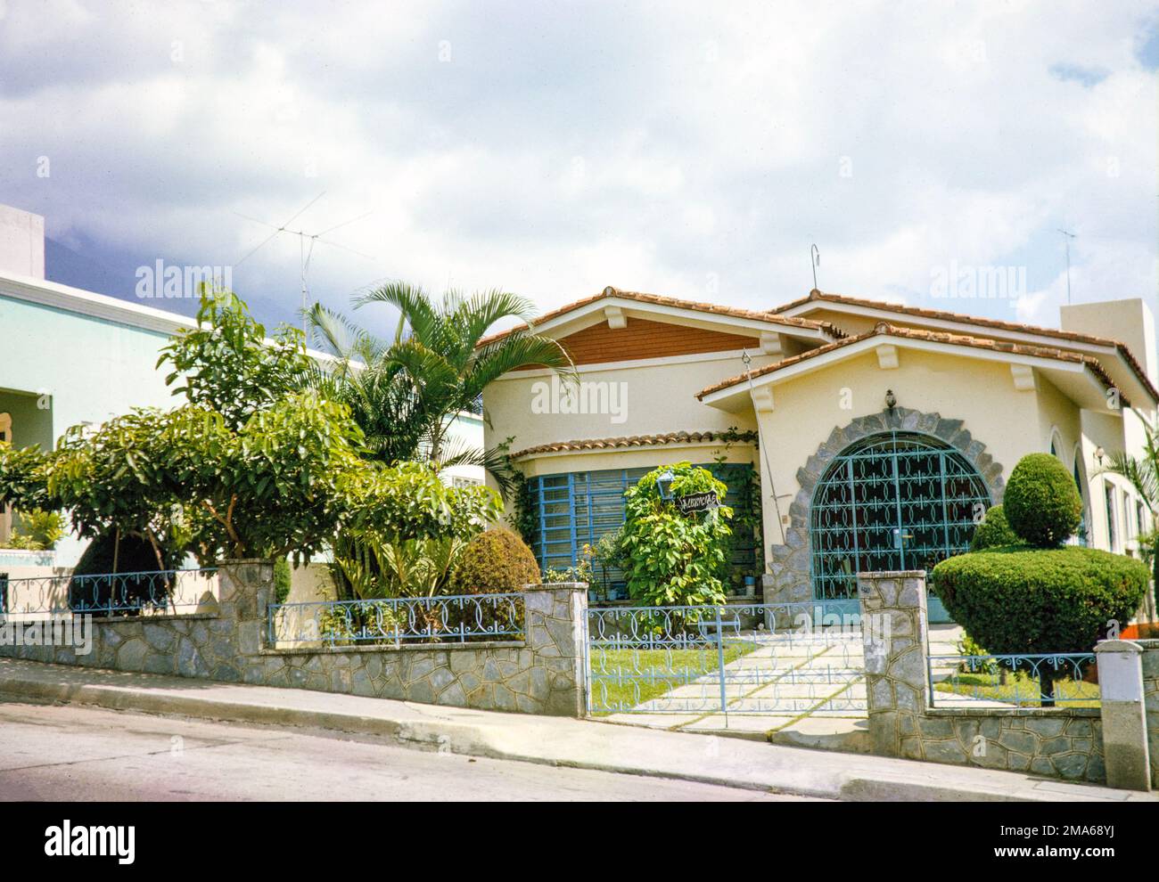 Middle class housing area, Caracas, Venezuela, South America 1963 Stock ...