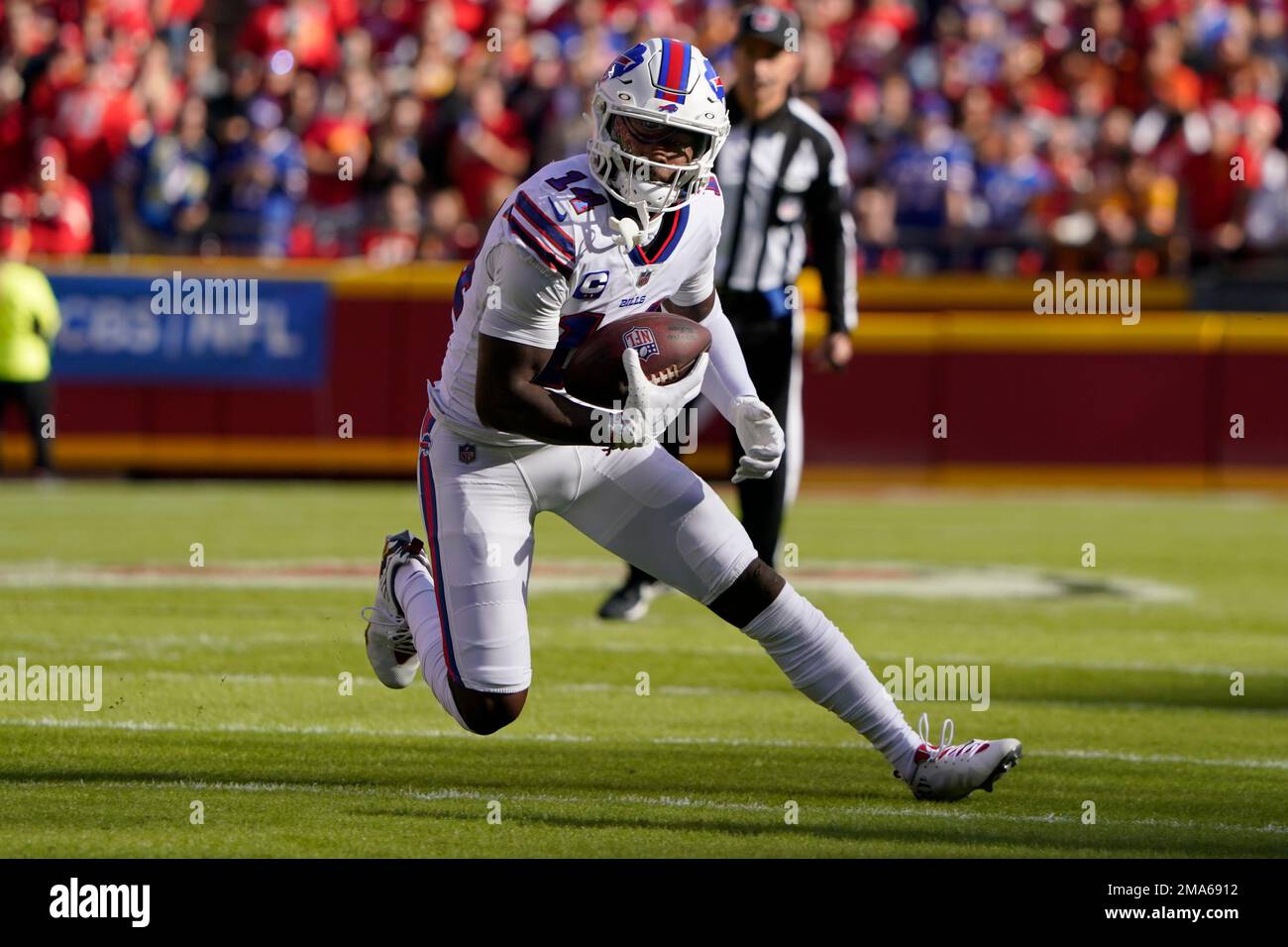 Buffalo Bills wide receiver Stefon Diggs catches a pass during an NFL ...