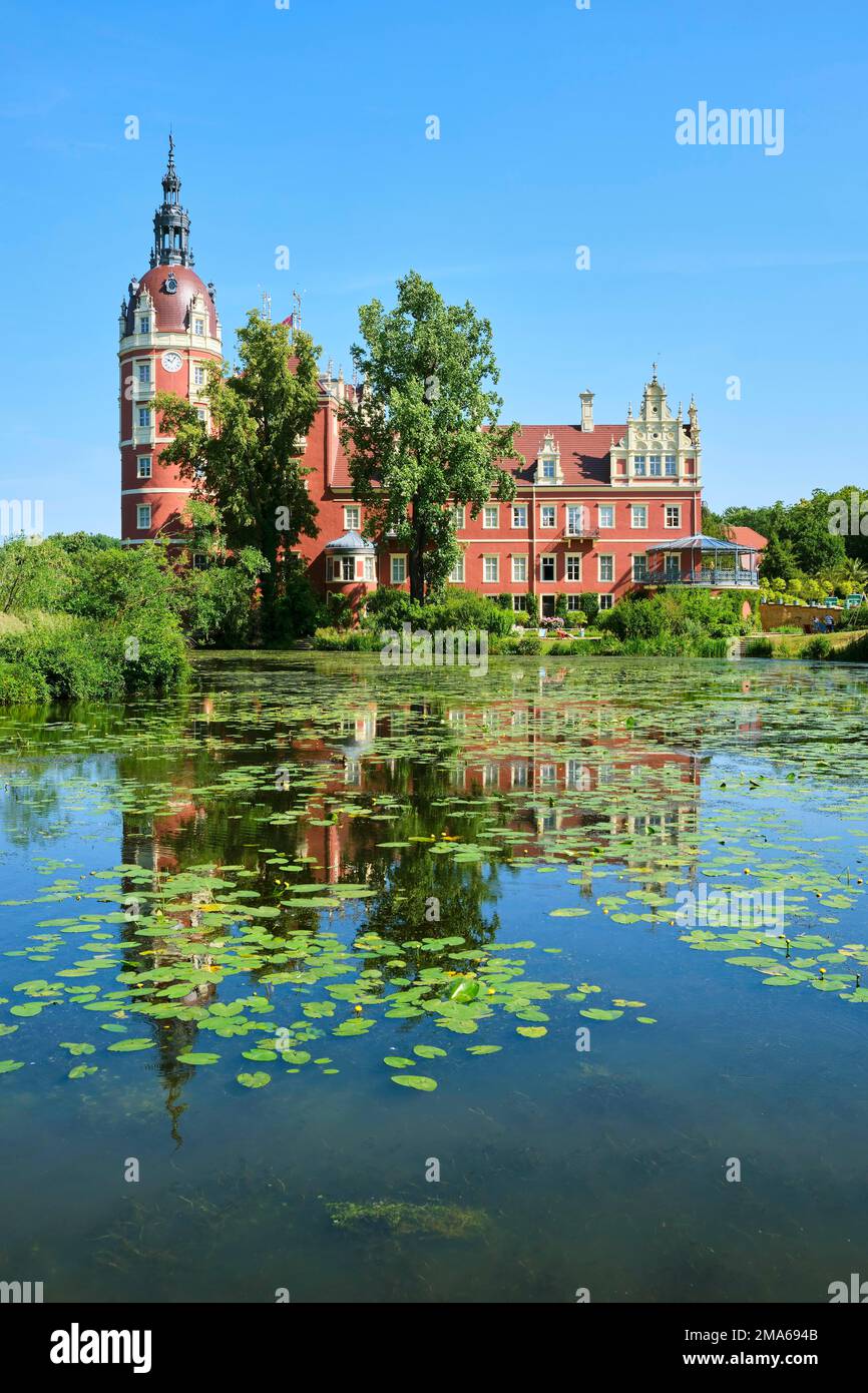 New Palace, Muskau Park, Prince Pueckler Park, UNESCO World Heritage ...