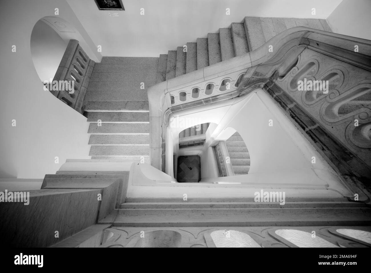 Staircase, New Palace, Muskauer Park, Prince Pueckler Park, UNESCO ...