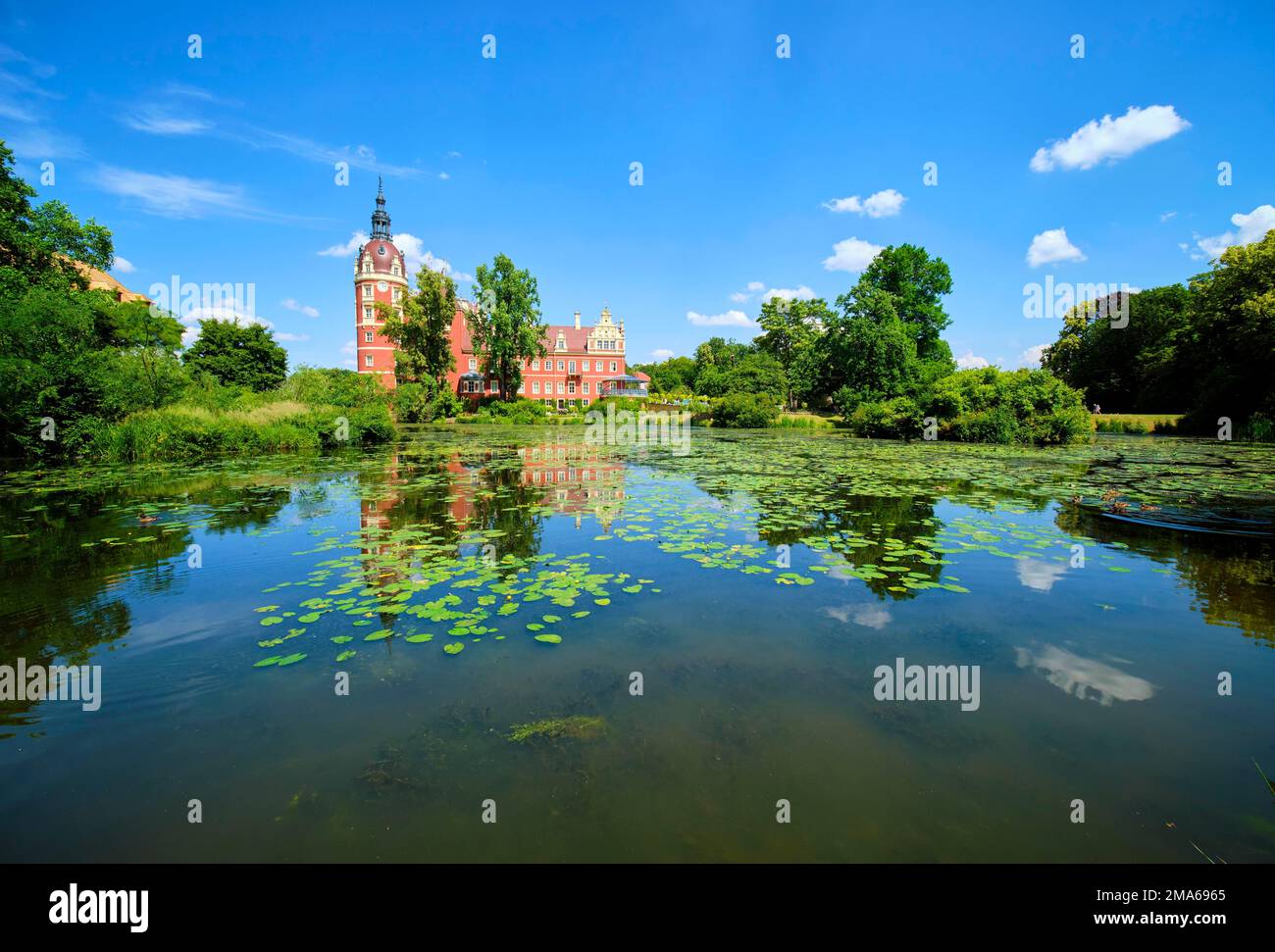 New Palace, Muskau Park, Prince Pueckler Park, UNESCO World Heritage ...