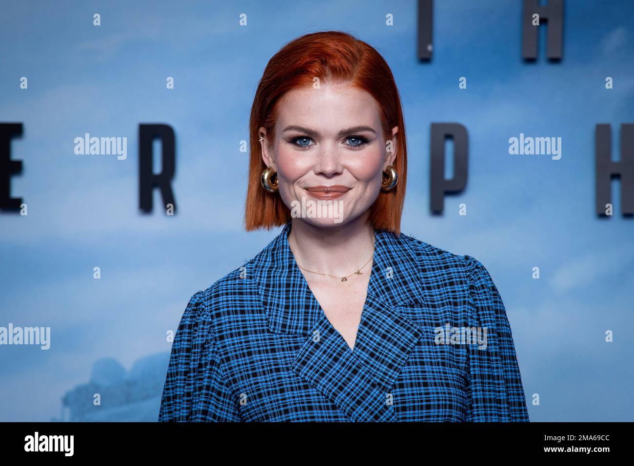 Lindsey Russell poses for photographers upon arrival for the screening ...