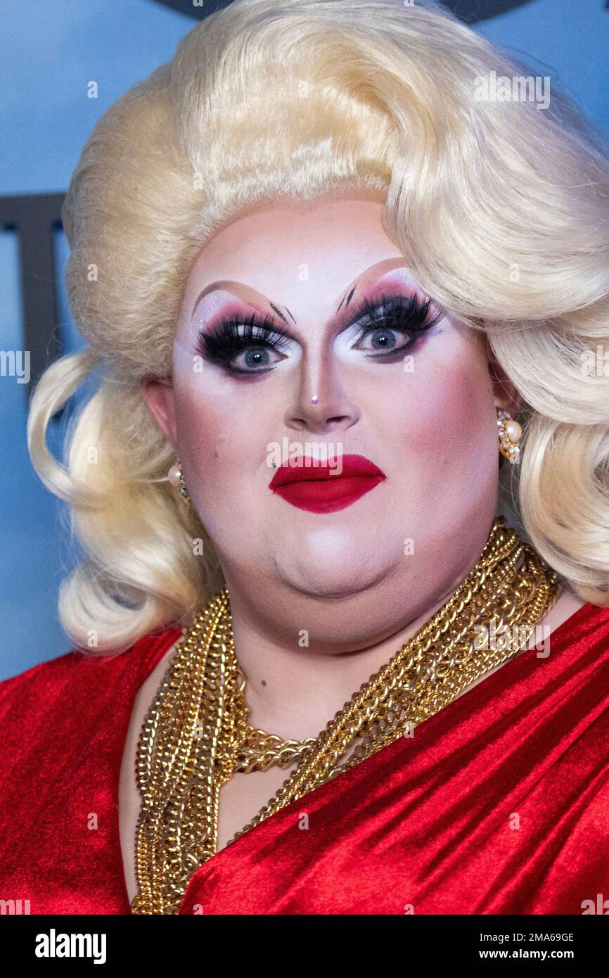 Pixie Polite poses for photographers upon arrival for the screening of ...