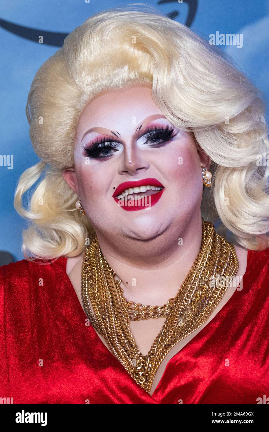 Pixie Polite poses for photographers upon arrival for the screening of ...