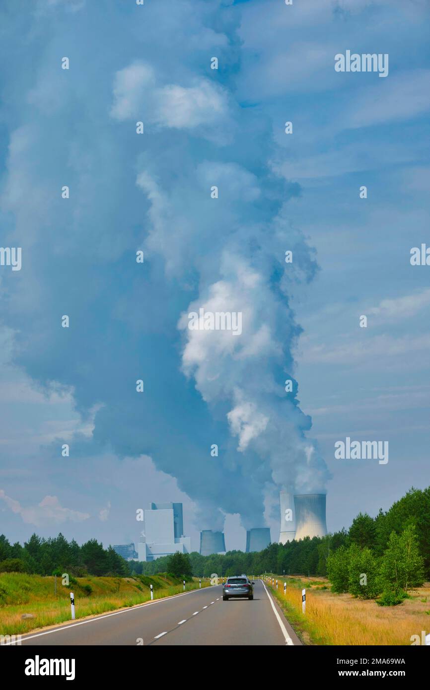Boxberg lignite-fired power plant, Upper Lusatia, Saxony, Germany Stock ...