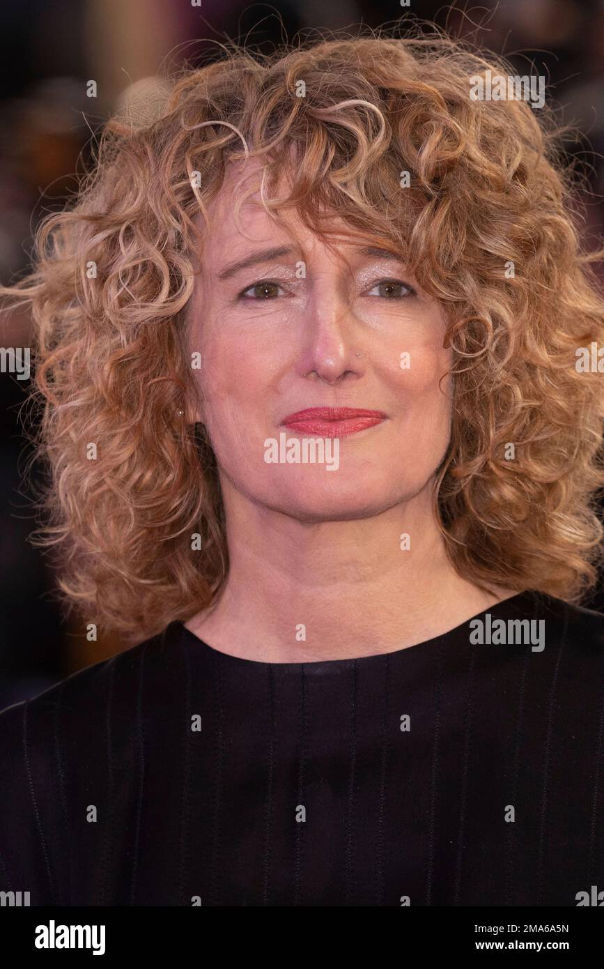 Tricia Tuttle poses for photographers upon arrival for the premiere of ...