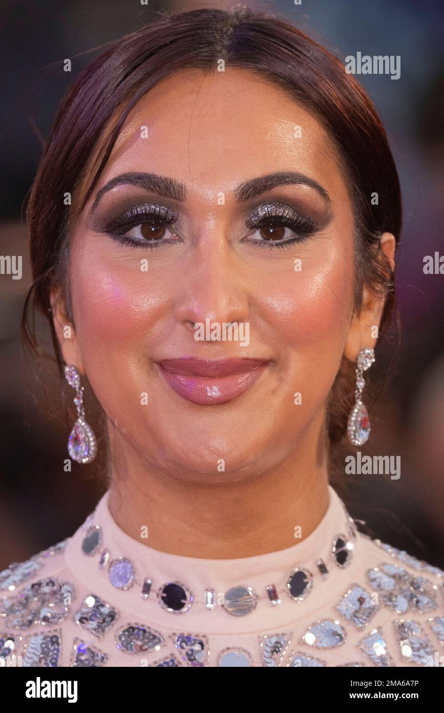 Saskia Chana poses for photographers upon arrival for the premiere of ...