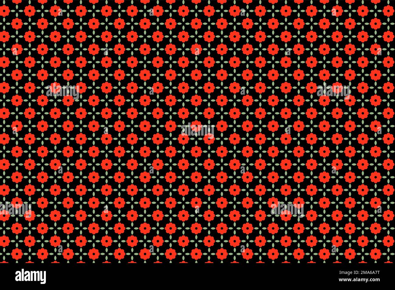 Indian red floral seamless pattern background vector Stock Vector Image ...