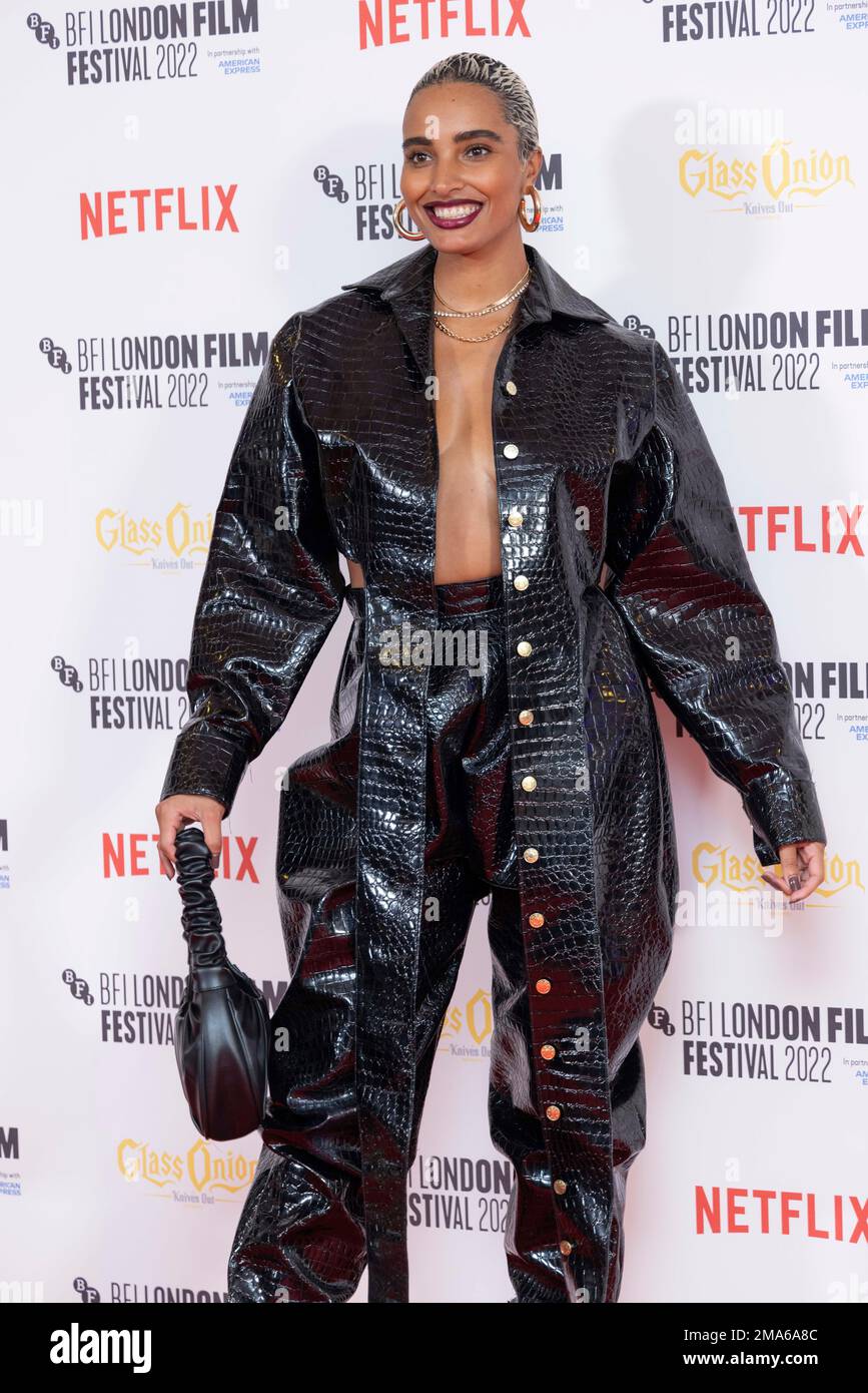 Stephanie Silva poses for photographers upon arrival for the premiere ...