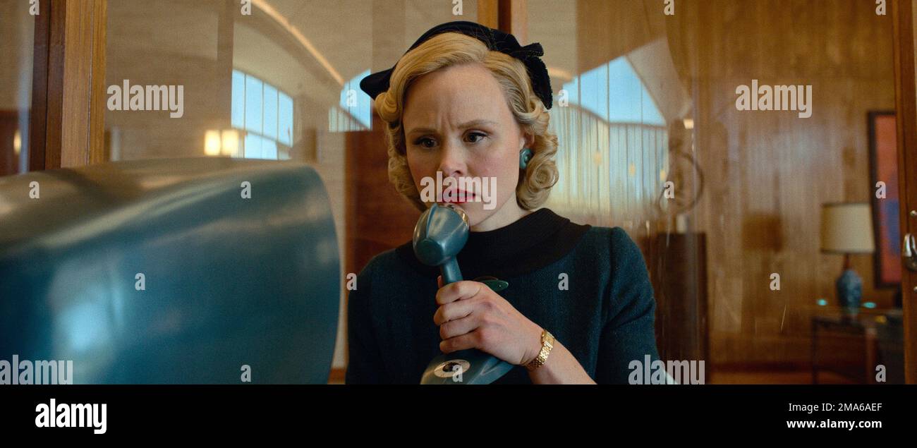 ALISON PILL in HELLO TOMORROW! (2023), directed by JONATHAN ENTWISTLE ...