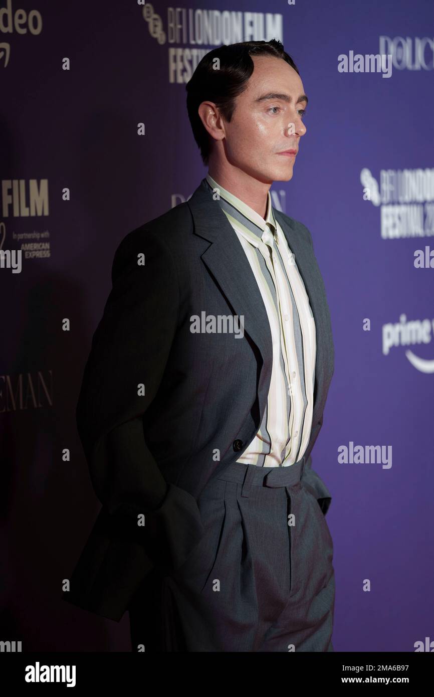 David Dawson poses for photographers upon arrival for the premiere of ...
