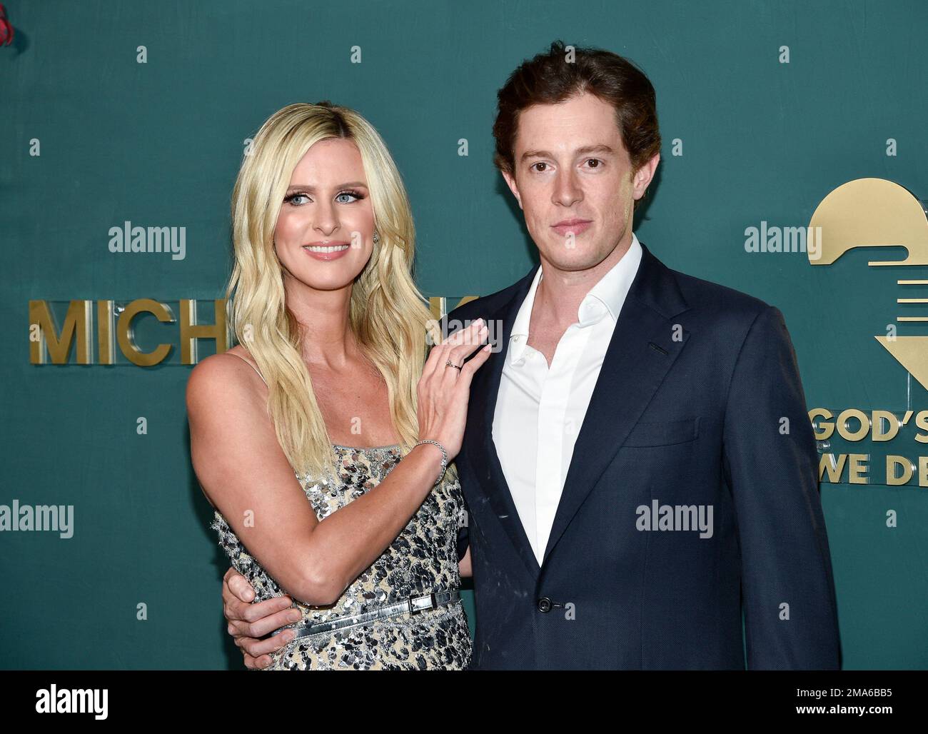 Nicky Hilton Rothschild, left, and husband James Rothschild attend the ...