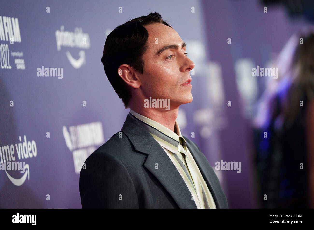 David Dawson poses for photographers upon arrival for the premiere of ...