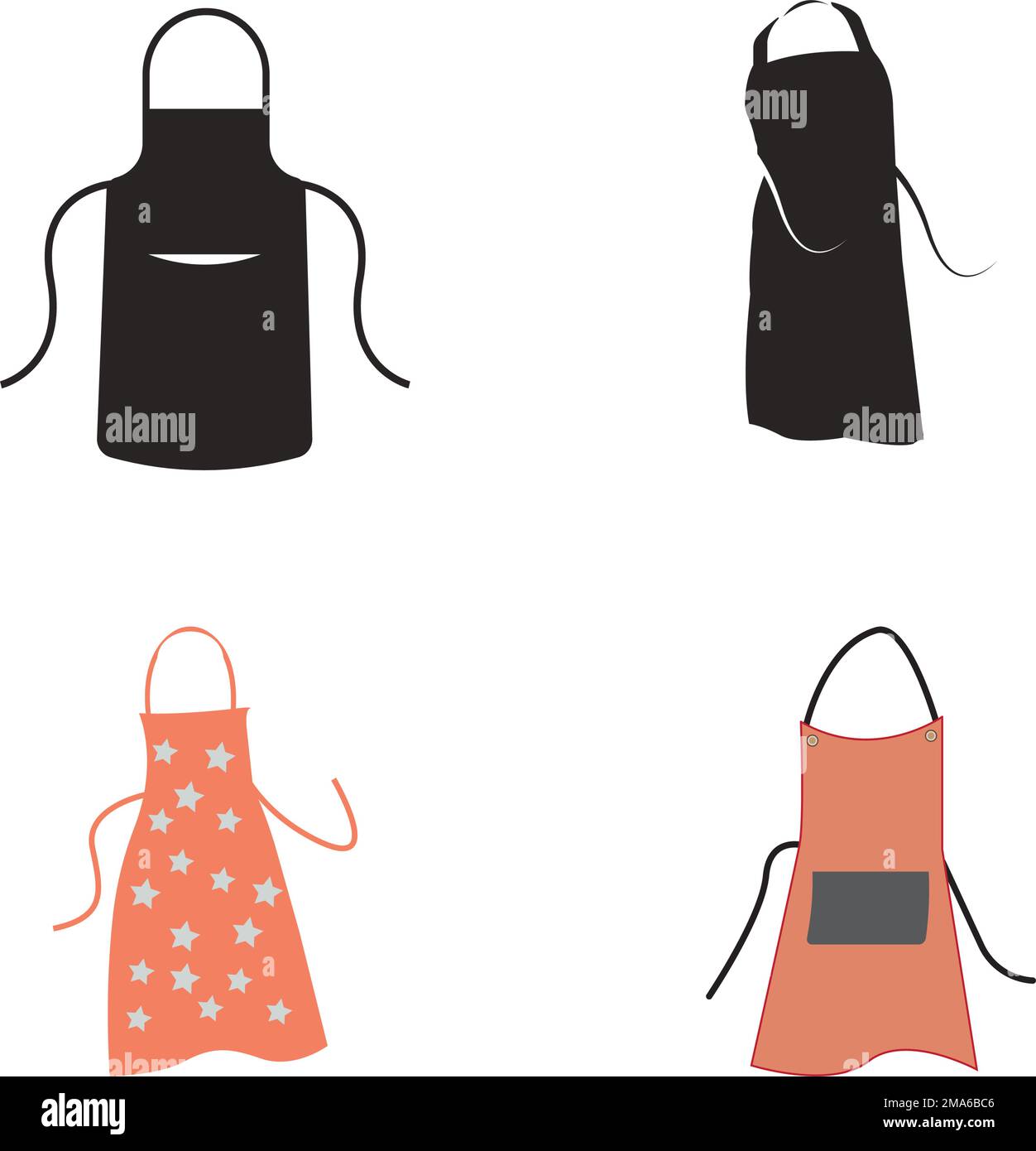 Apron vector icon illustration symbol design background Stock Vector ...
