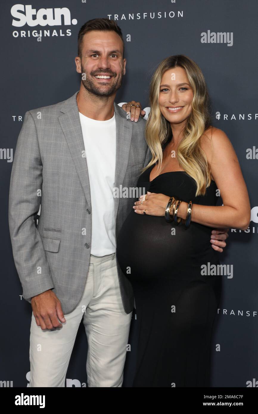 Sydney, Australia. 19th January 2023. Beau Ryan and Renee Bargh arrive ...