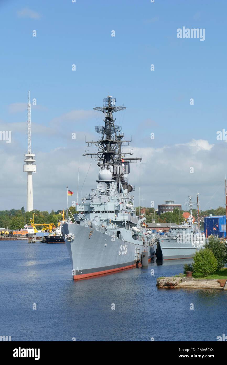 Destroyer Moelders, German Naval Museum, Wilhelmshaven, Lower Saxony ...