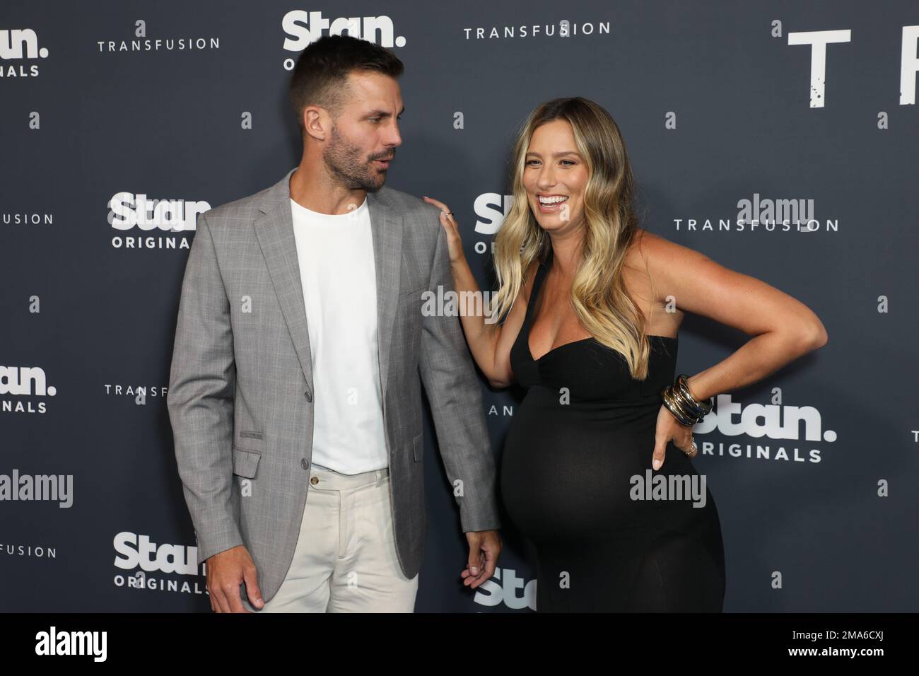 Sydney, Australia. 19th January 2023. Beau Ryan and Renee Bargh arrive ...