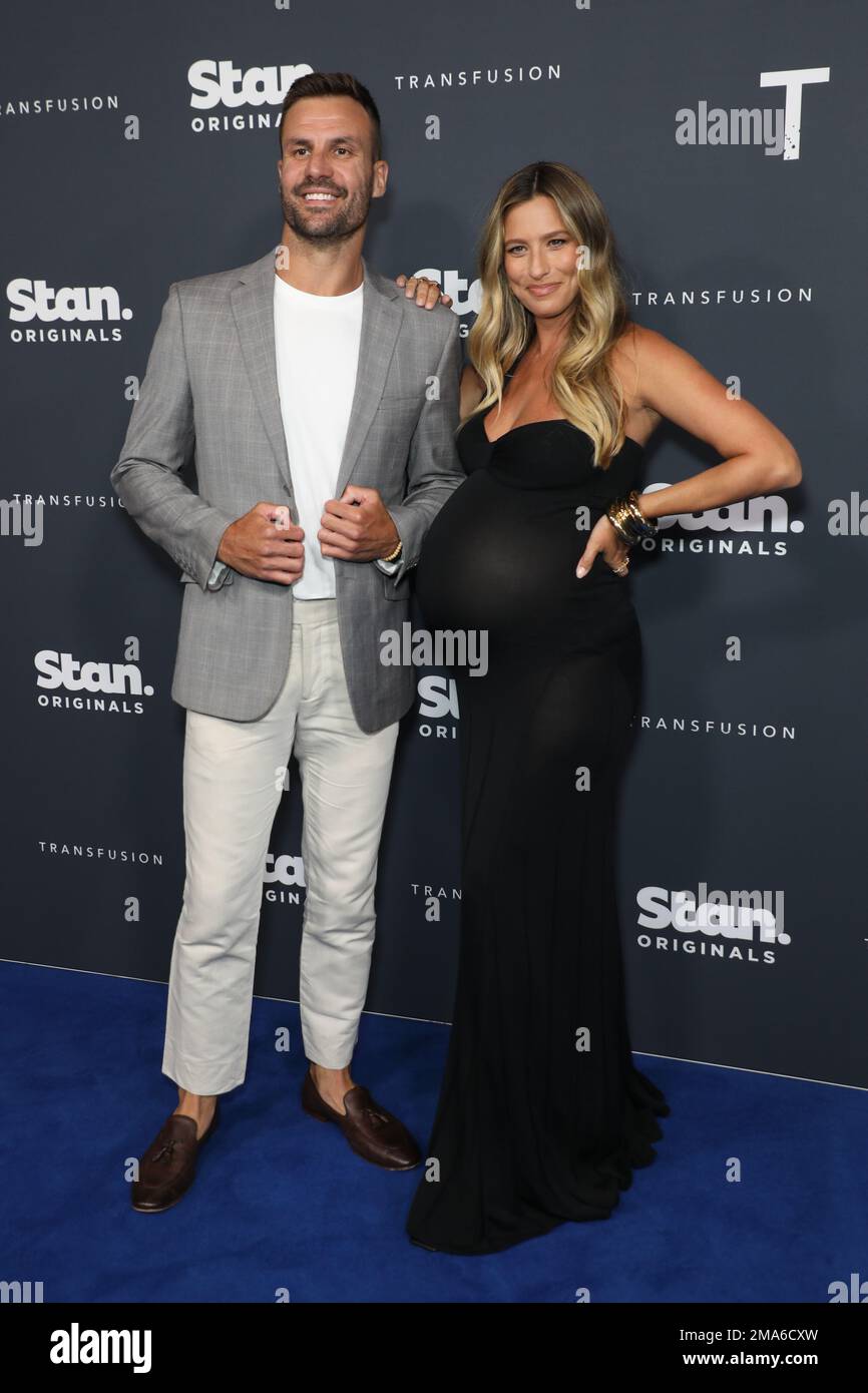 Sydney, Australia. 19th January 2023. Beau Ryan and Renee Bargh arrive ...