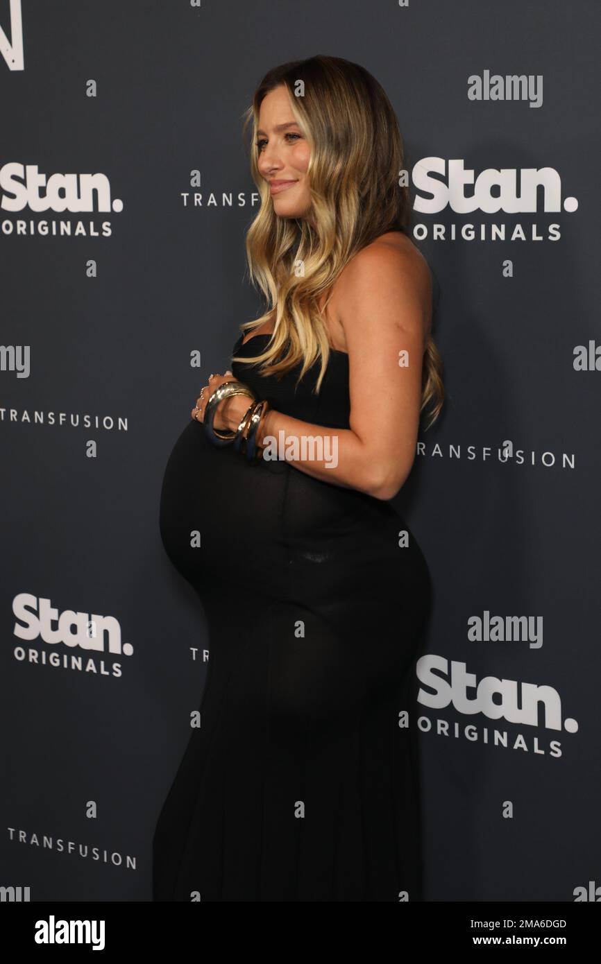 Sydney, Australia. 19th January 2023. Renee Bargh arrives on the red ...