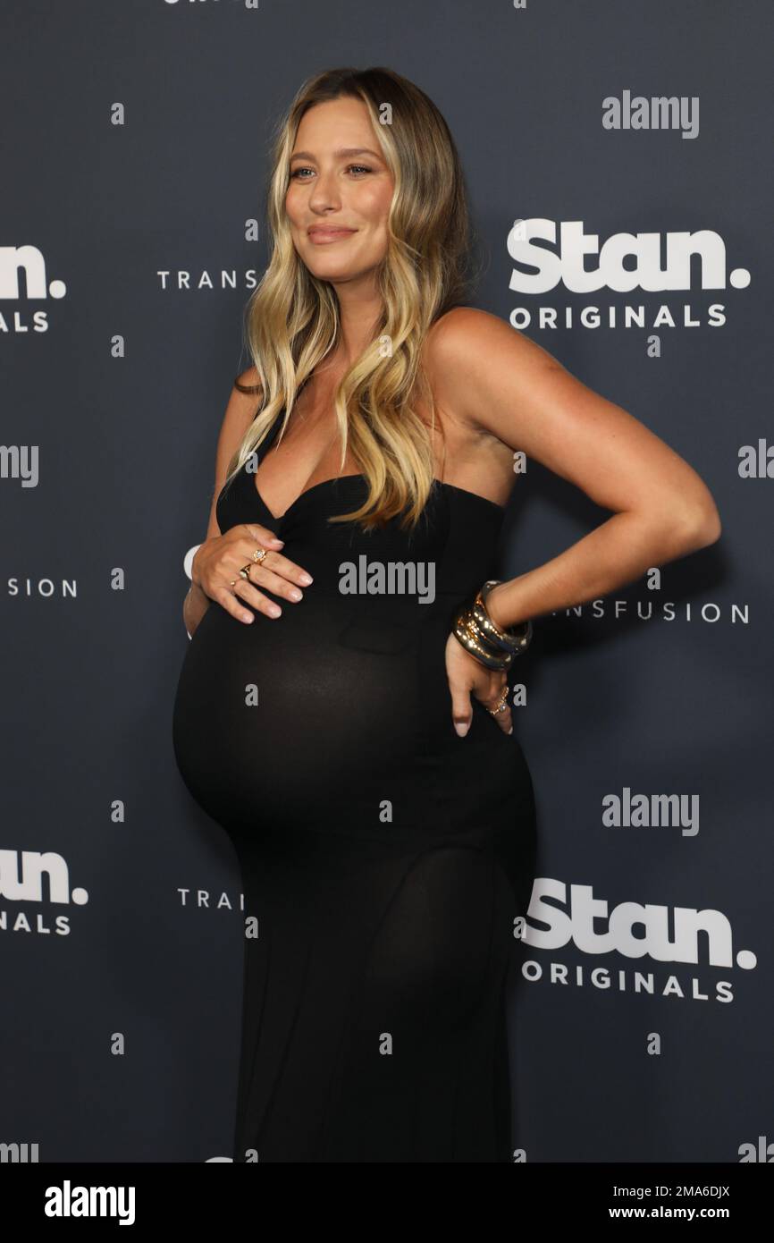Sydney, Australia. 19th January 2023. Renee Bargh arrives on the red ...