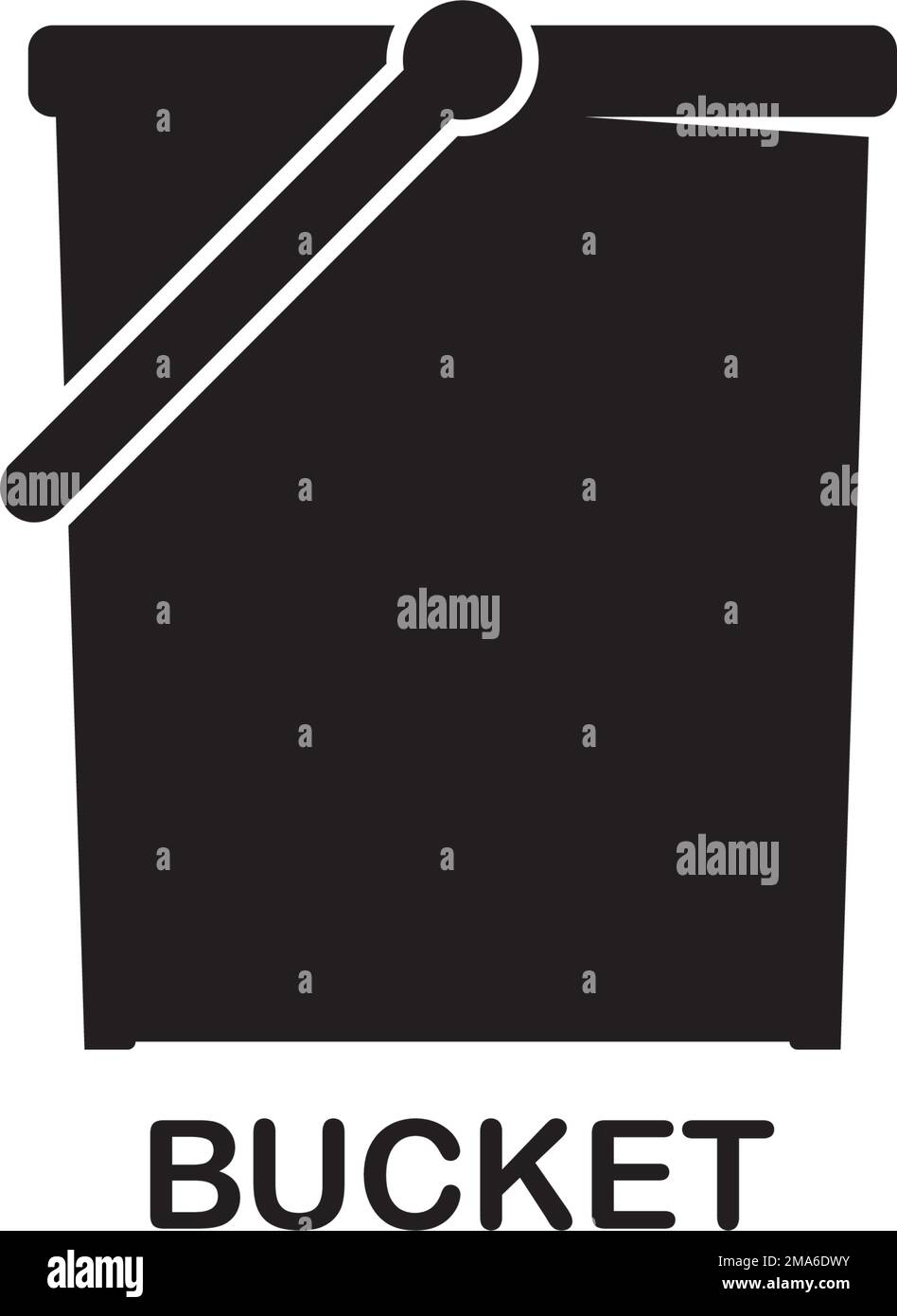 bucket icon vector illustration simple design Stock Vector Image & Art ...