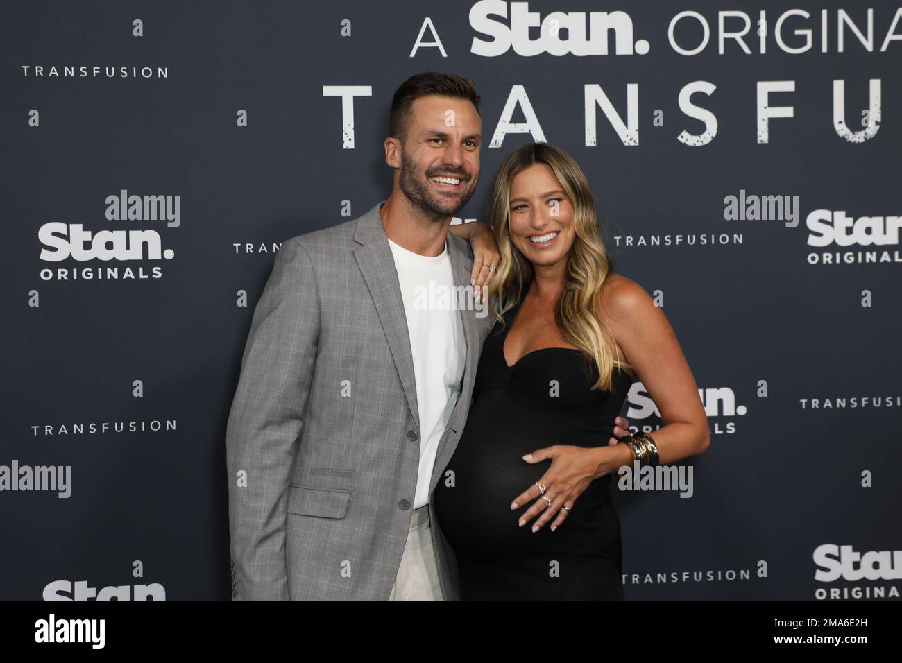 Sydney, Australia. 19th January 2023. Beau Ryan and Renee Bargh arrive ...
