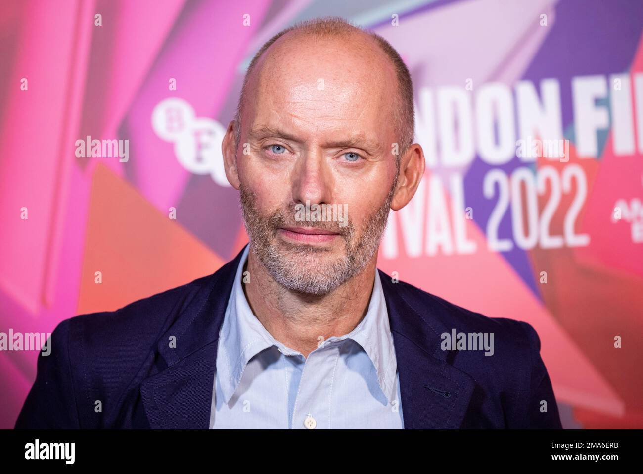 Director Hugo Blick poses for photographers upon arrival for the ...