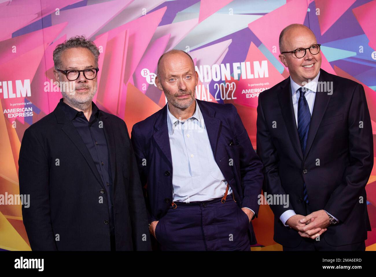 Producer Greg Brenman, director Hugo Blick and producer Colin Wratten ...