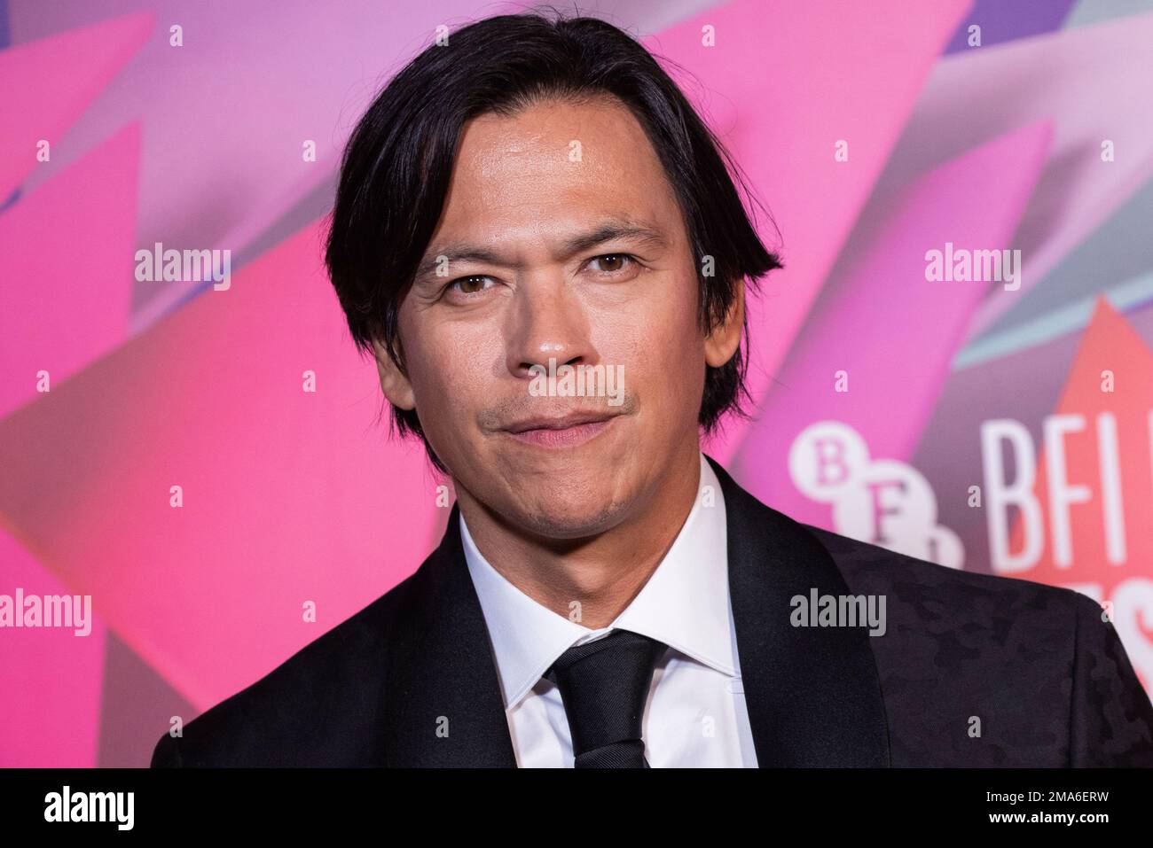 Chaske Spencer poses for photographers upon arrival for the premiere of ...