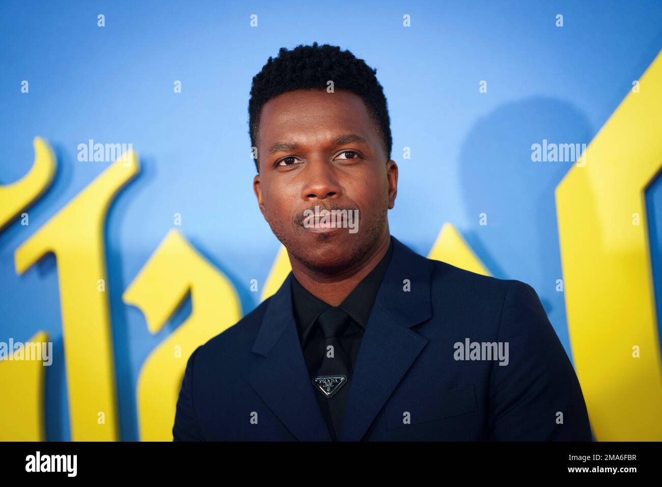 Leslie Odom Jr poses for photographers upon arrival for the premiere of ...