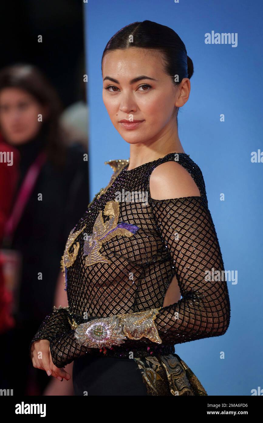 Jessica Henwick poses for photographers upon arrival for the premiere ...