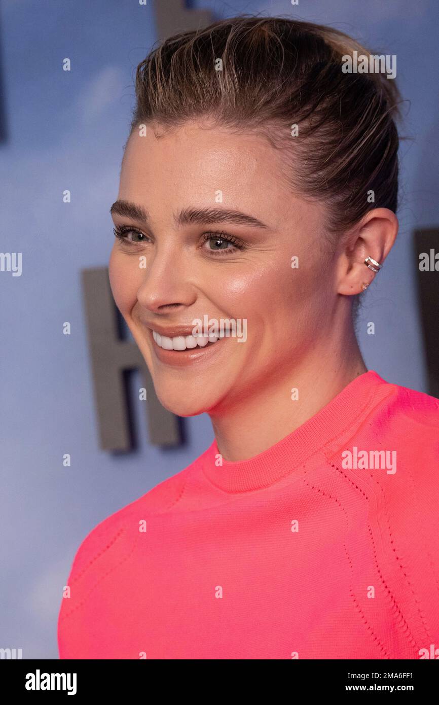 Chloe Grace Moretz poses for photographers upon arrival for the ...